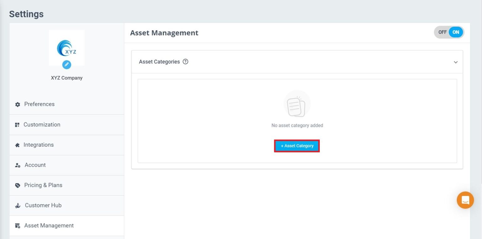 Configuring Asset Management - ReachOut